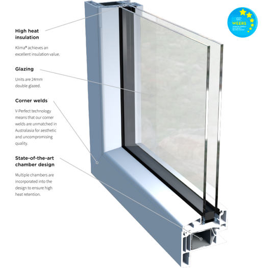 Klima Series uPVC Joinery | uPVC Windows Auckland | Windowmakers